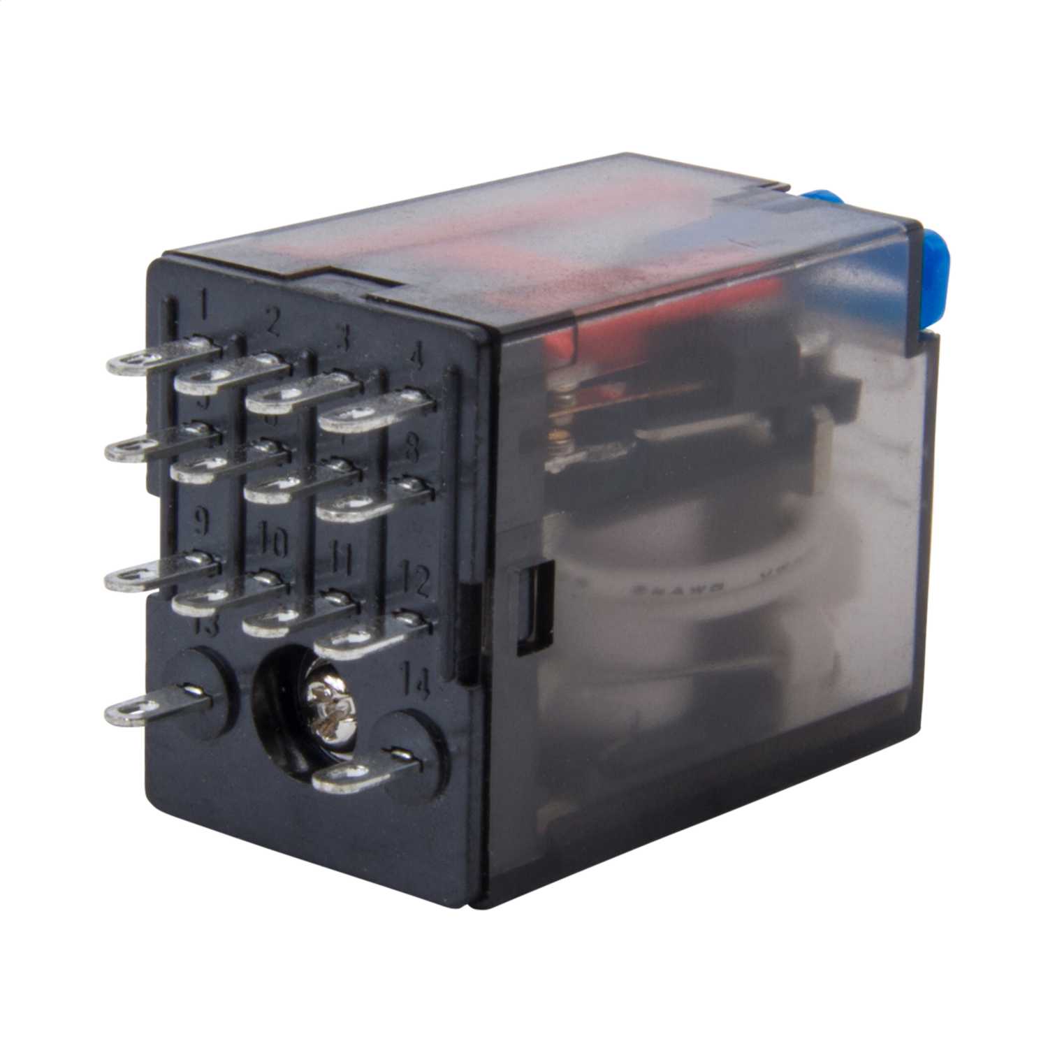 MCG 14 Pin 24V DC 5A 4 Pole Miniature Changeover Plug In Relay (JZX18 ...