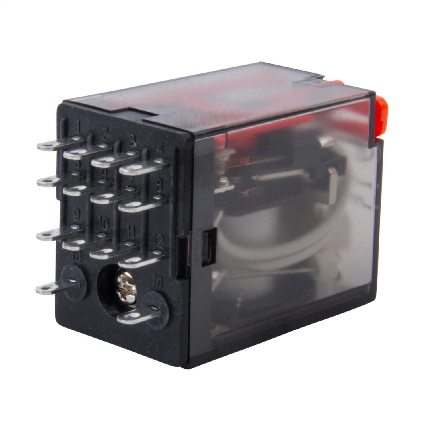 MCG 14 Pin 24V AC 5A 4 Pole Miniature Changeover Plug In Relay (JZX18 ...