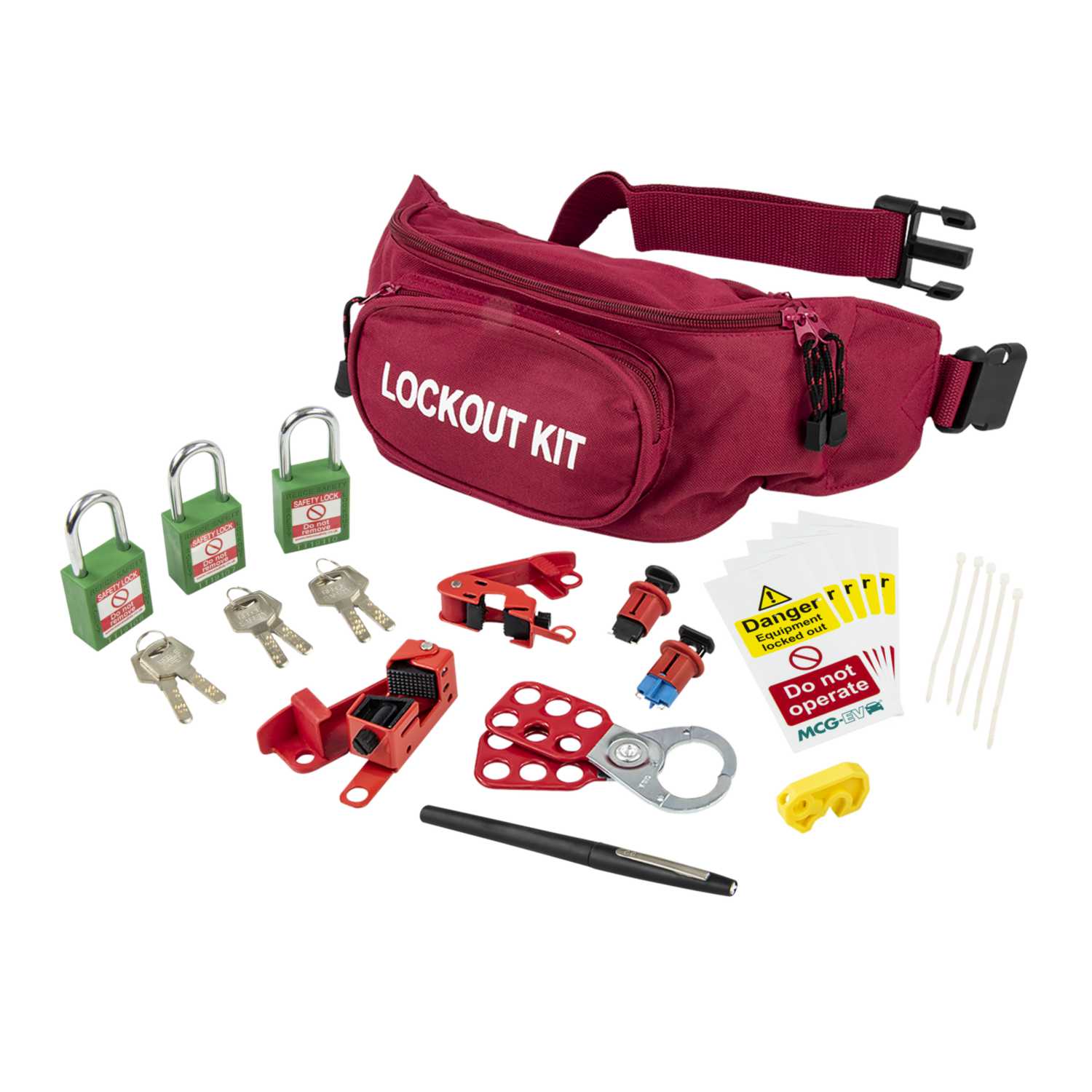 MCG EV Electric Vehicle Installer Lockout Kit (LOTO EV-KIT) | CEF