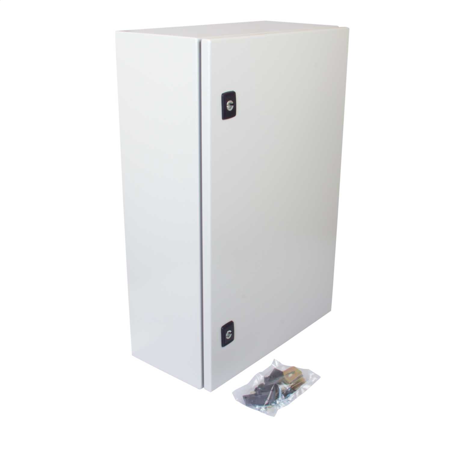 MCG 600mm x 400mm x 200mm Steel Enclosure with Mounting Plate IP65 ...