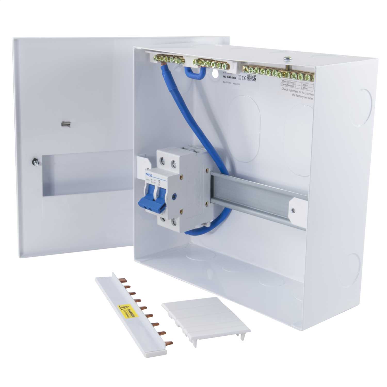 MCG 8 Way 100A Isolator Incomer Metal Clad Consumer Unit (MMSB8) | CEF