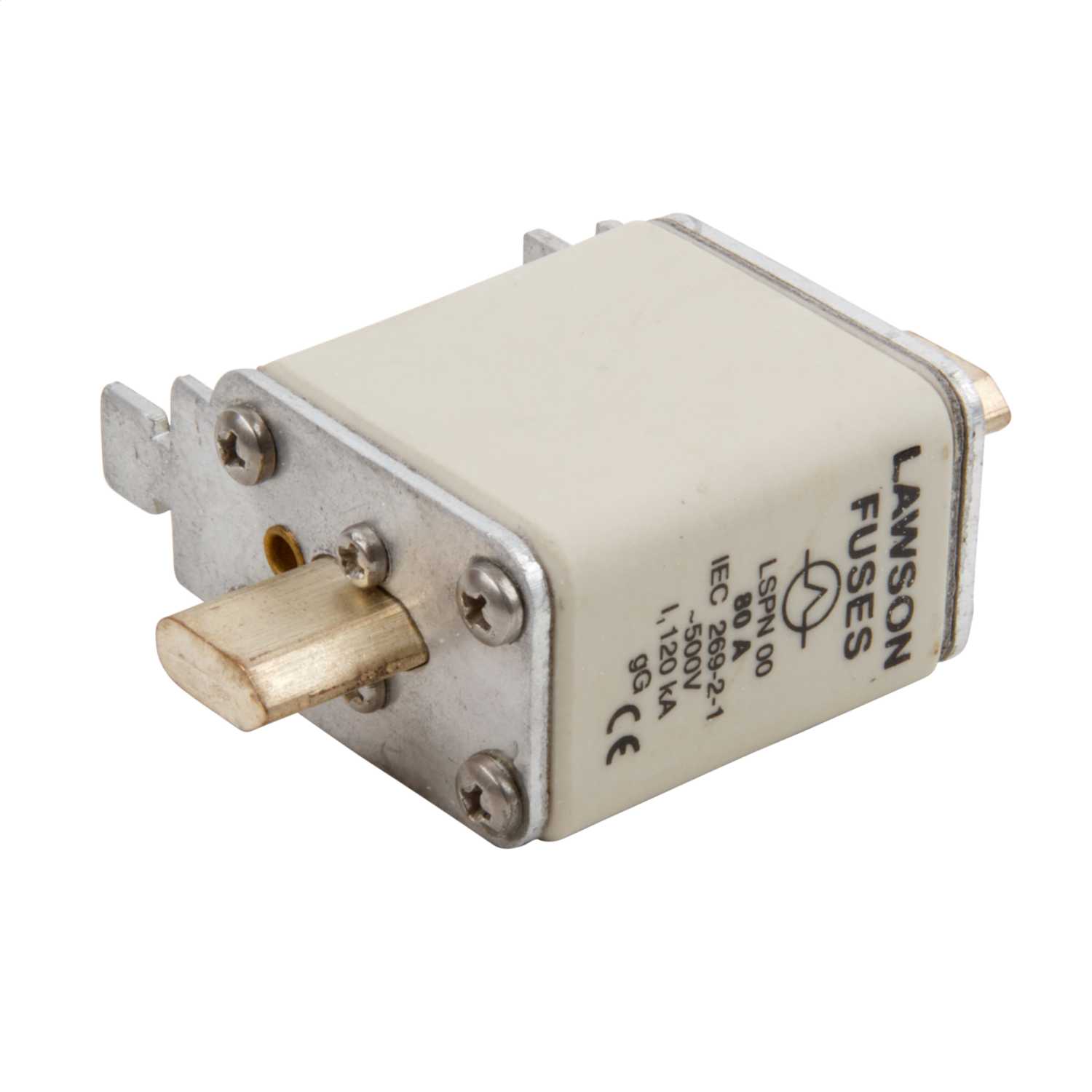 Lawson 80A NH00 Square Bodied Fuse (Sold in 1's) (NH00/80) | CEF