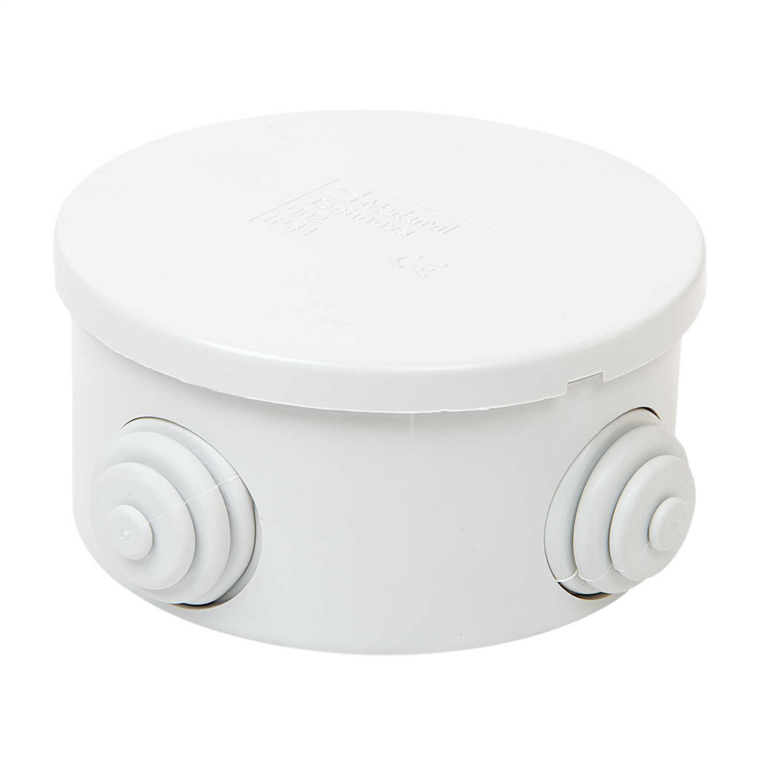 MCG Ø80 x 40mm Round Plastic Adaptable Box IP44 (002) | CEF