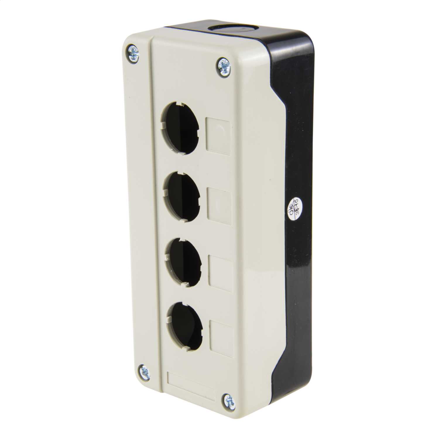 Crompton 4 Way Plastic Empty Pushbutton Station Grey IP65 (PB053CBP) | CEF