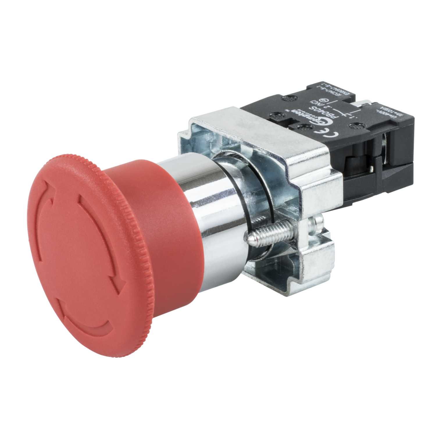 Emergency Stop Pushbutton Twist to Release with 1 NC Contact | CEF