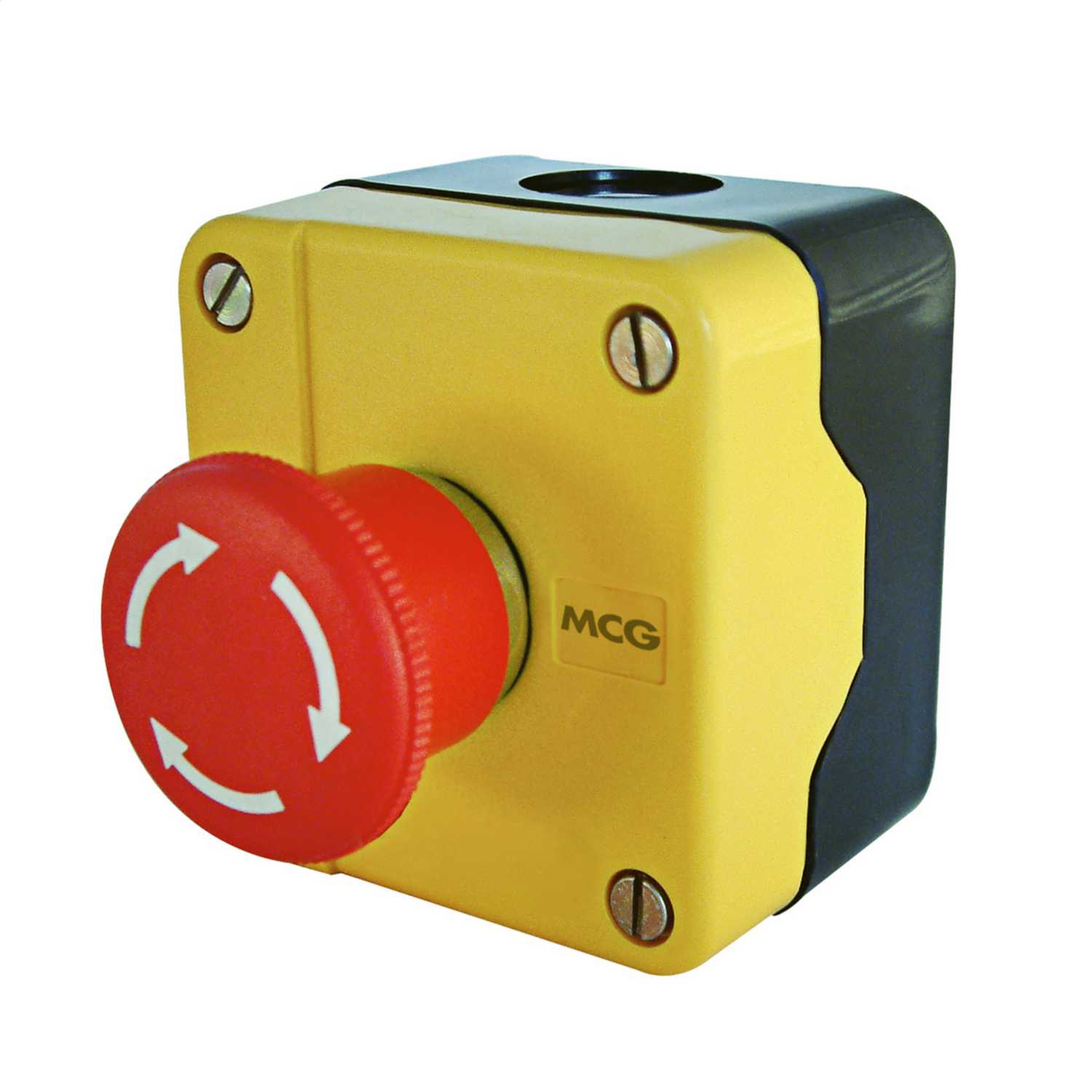 MCG Emergency Stop Twist Release Pushbutton Station IP65 (PBS1 ES) | CEF
