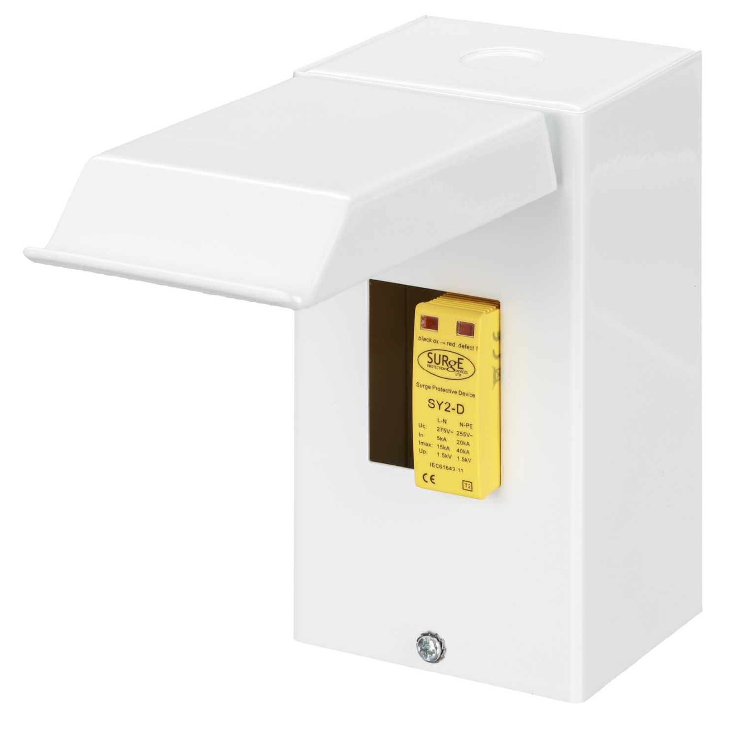 MCG 15kA 1 Module Single Pole Type 2+3 Surge Protector with Metal ...