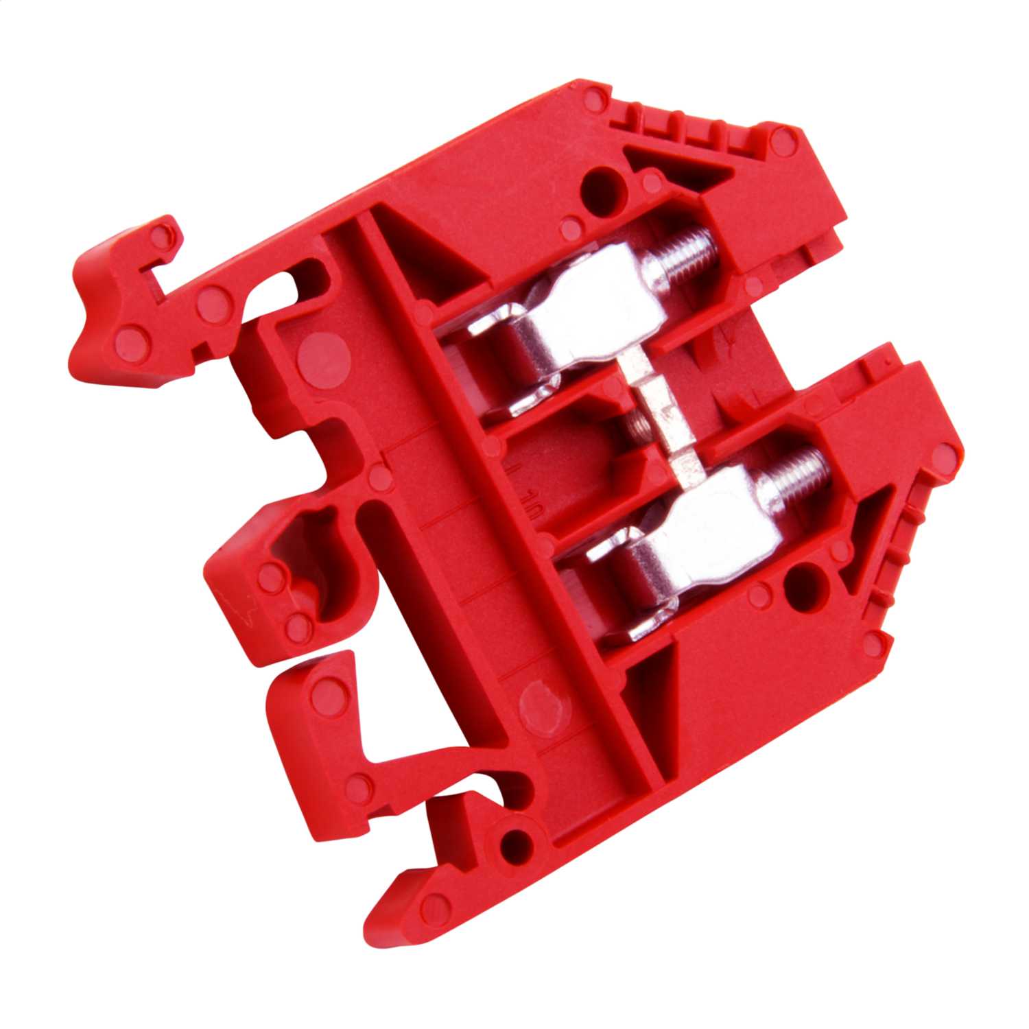 Wieland 4mm Standard DIN Rail Terminal Red (WK4U RED) | CEF