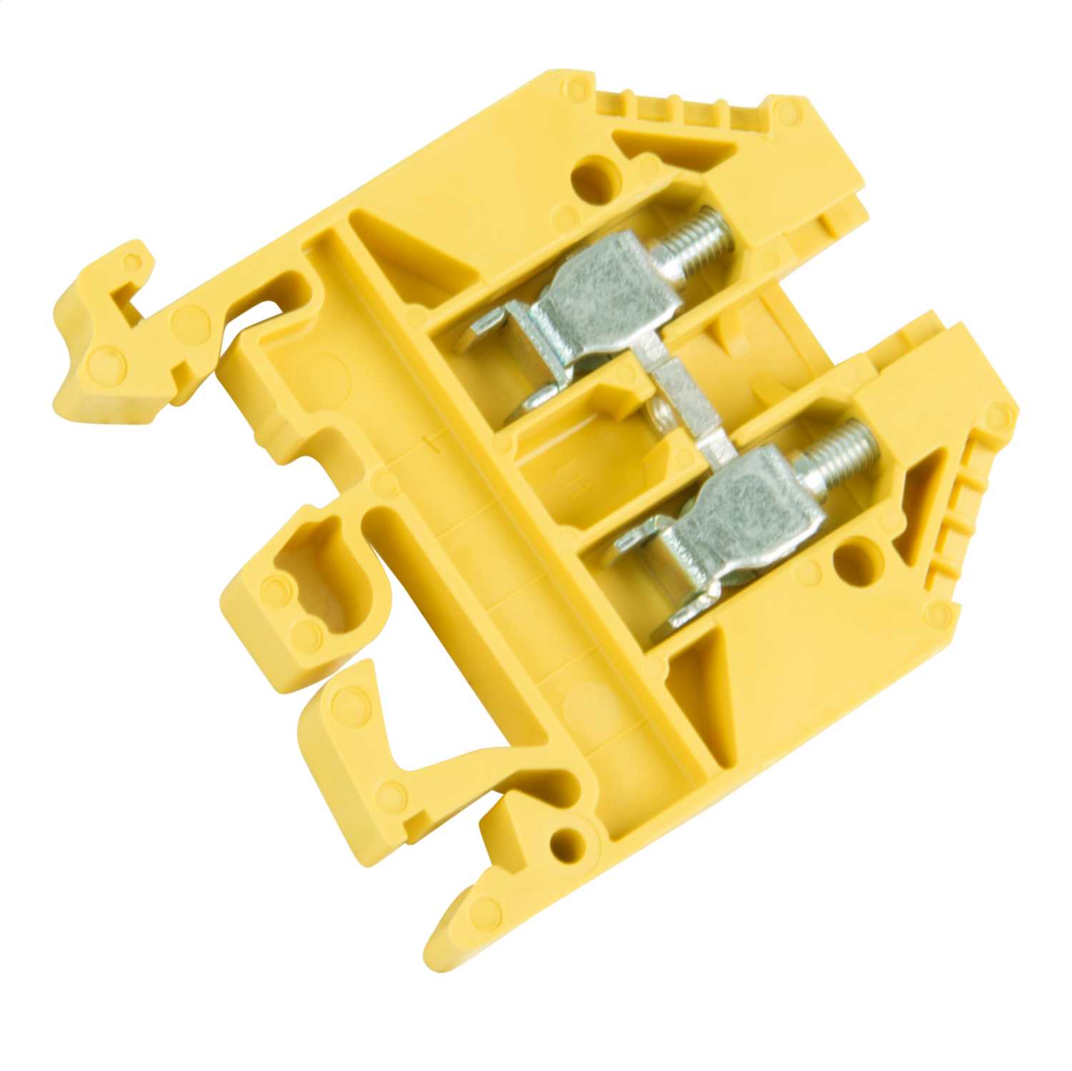 Wieland 4mm Standard Din Rail Terminal Yellow (WK4U YELLOW) | CEF