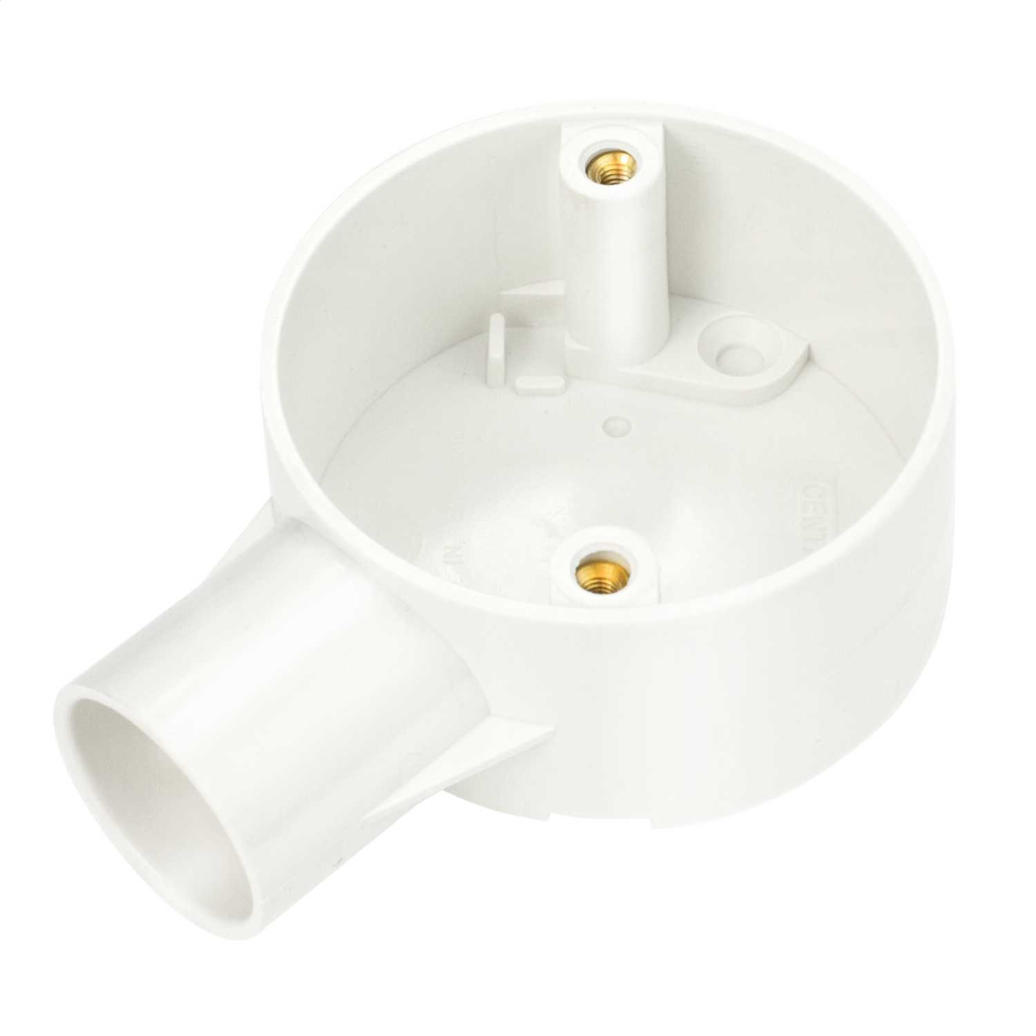 Centaur 25mm PVC Conduit Terminal Box White (Sold in 1's) (25 CRB 2W) | CEF