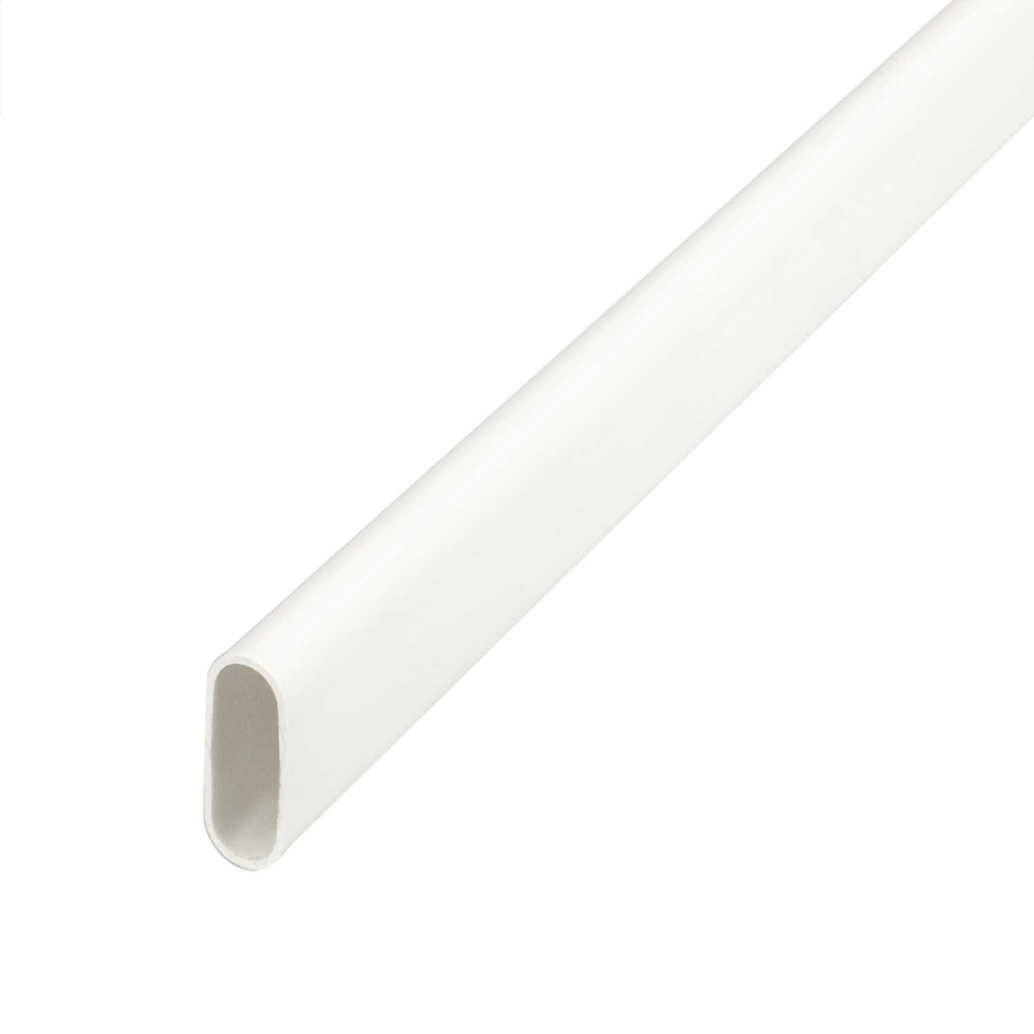 Centaur 25mm PVC Oval Conduit White (3m Length) (OCO 1000W) | CEF