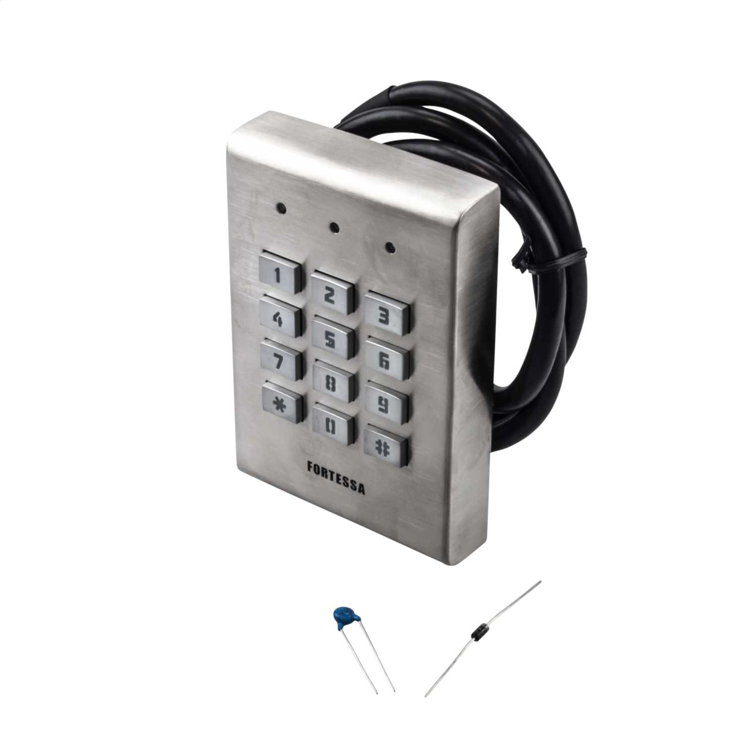 Fortessa Surface Mount Keypad Stainless Steel (FTK1) | CEF