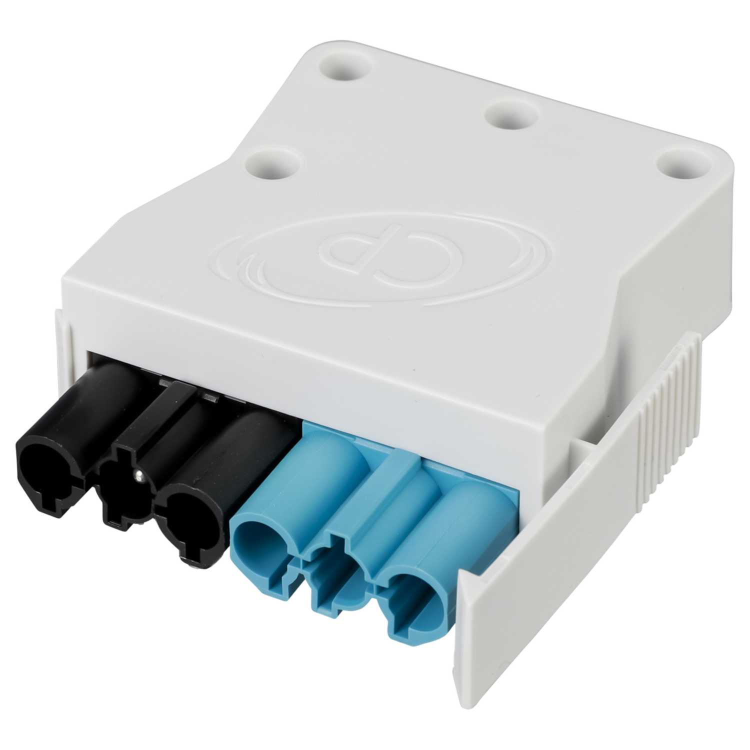 CP Electronics Vitesse 6 Pole Luminaire Connector White Plug Black ...