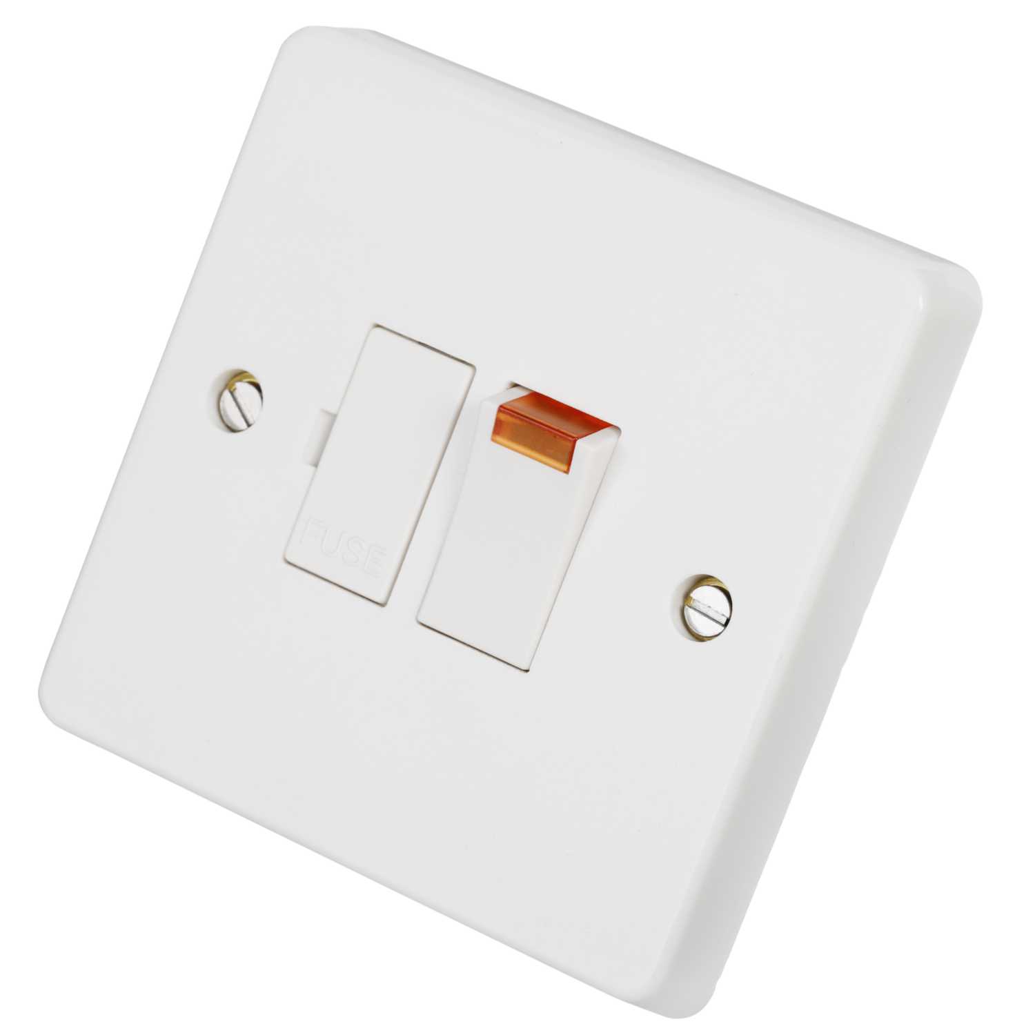 Crabtree 13A Switched Fused Spur with Neon White (4827/3) | CEF