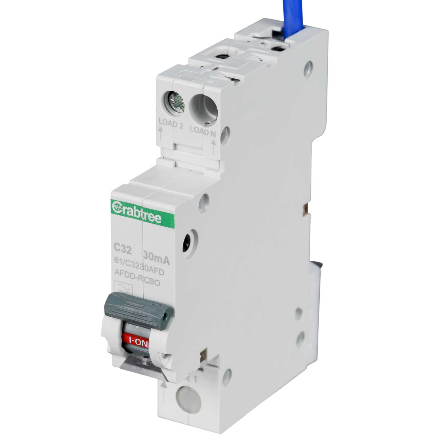Crabtree 32A Double Pole 1 Module C Curve 6kA 30mA AFDD Combined RCBO (61/C3230AFD) | CEF