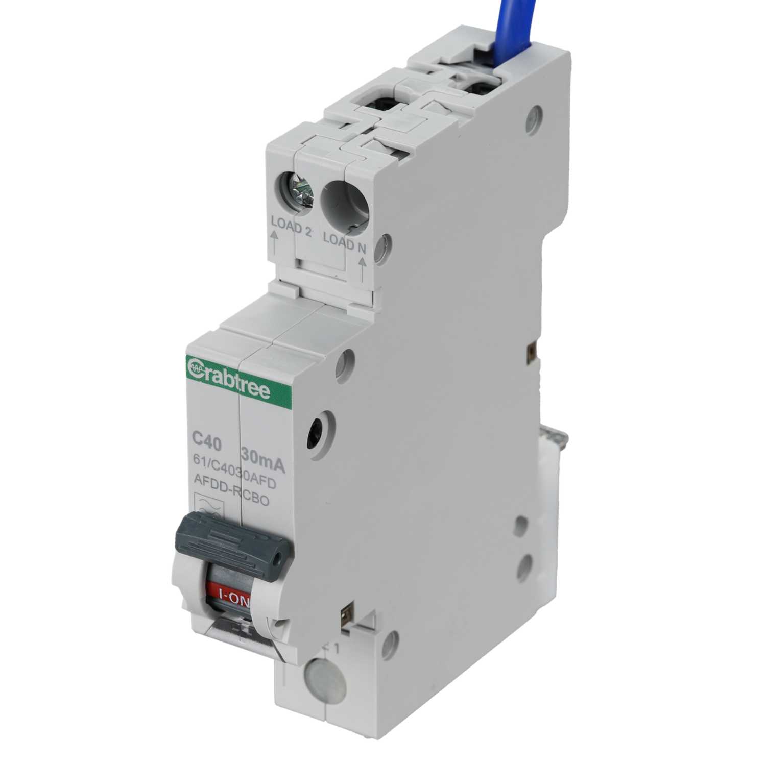 Crabtree 40A Double Pole 1 Module C Curve 6kA 30mA AFDD Combined RCBO (61/C4030AFD) | CEF