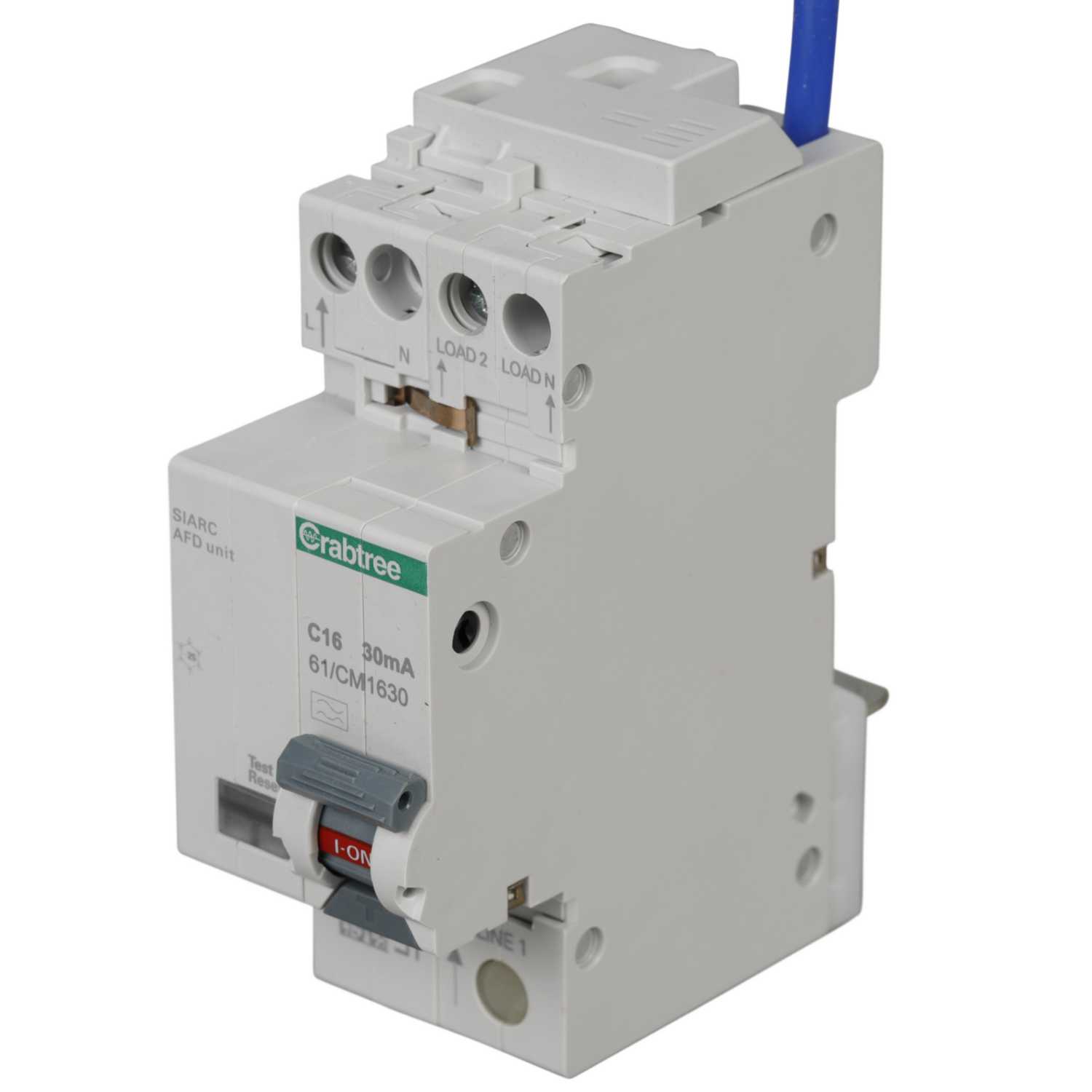 Crabtree 20A Double Pole 2 Module C Curve 6kA 30mA AFDD Combined RCBO (61/CM20AFD) | CEF