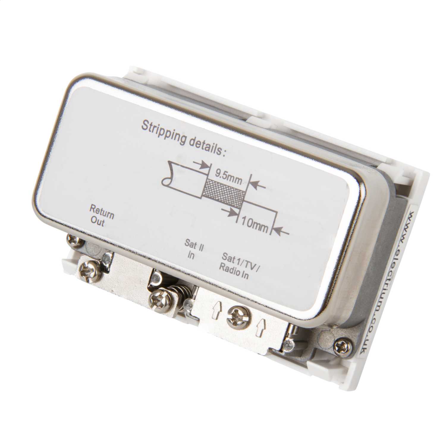 Crabtree Quadplexer with TV Return Euro Module (7064) | CEF