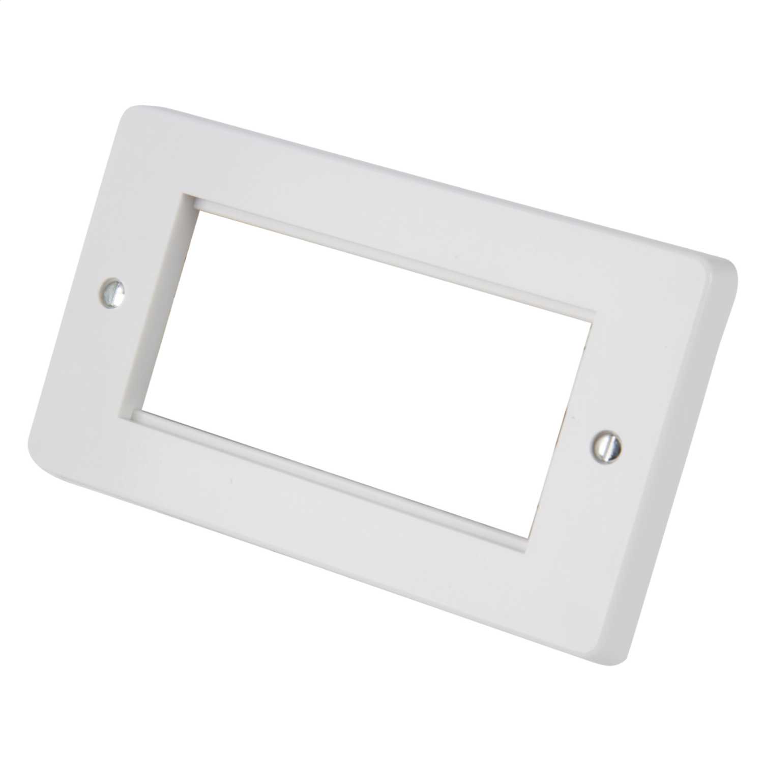 Crabtree 2 Gang 4 Euro Module Front Plate (7094) | CEF