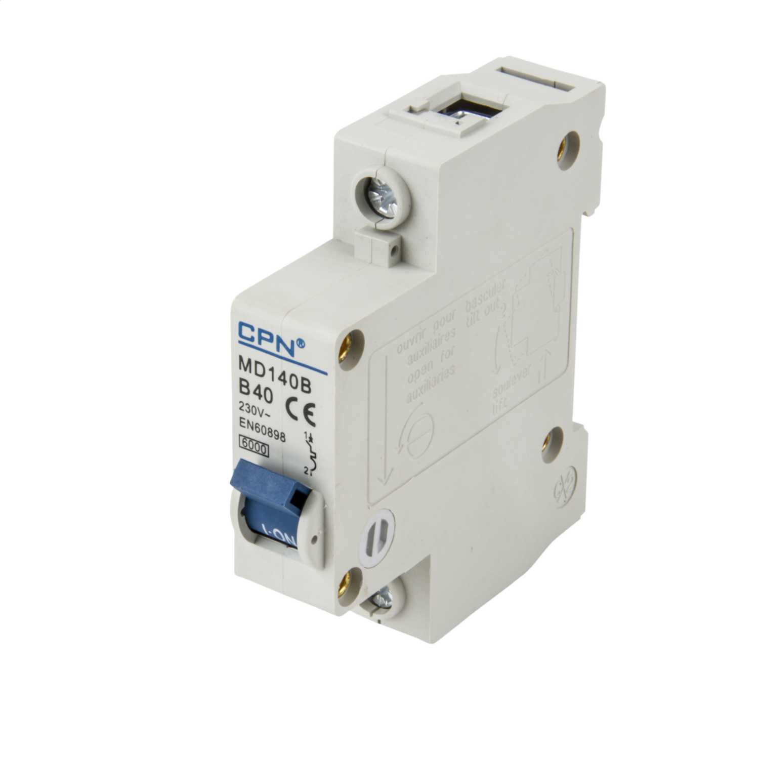 Cudis CPN MD 40A Single Pole 6kA B Curve MCB (MD140B) | CEF