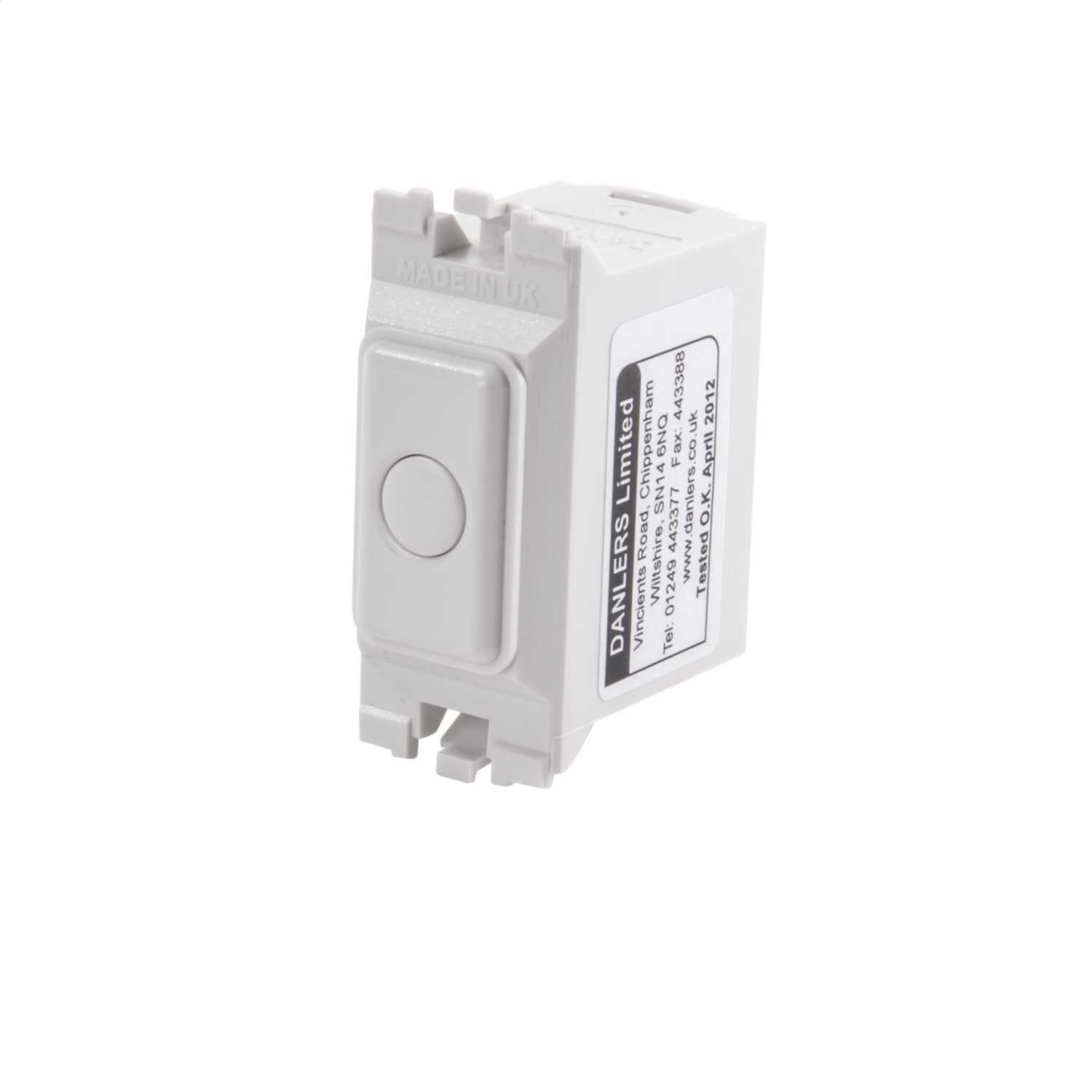 Danlers 400W 1 Gang Grid Dimmer Module White (DSSGDMK400W) | CEF