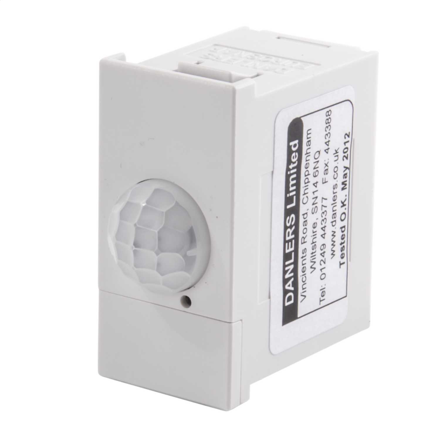 Danlers 10m PIR Occupancy Switch Euro Module White (GREUWPIR10X) | CEF