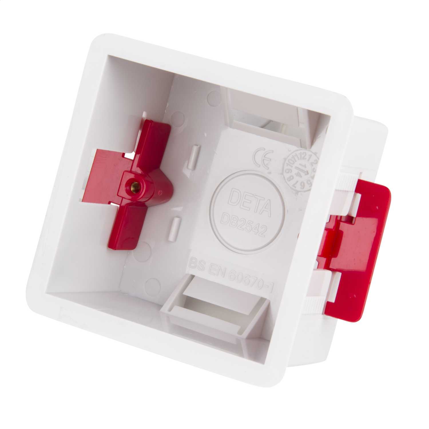 Deta 1 Gang 46mm Deep Dry Lining Box White (DB2542) | CEF