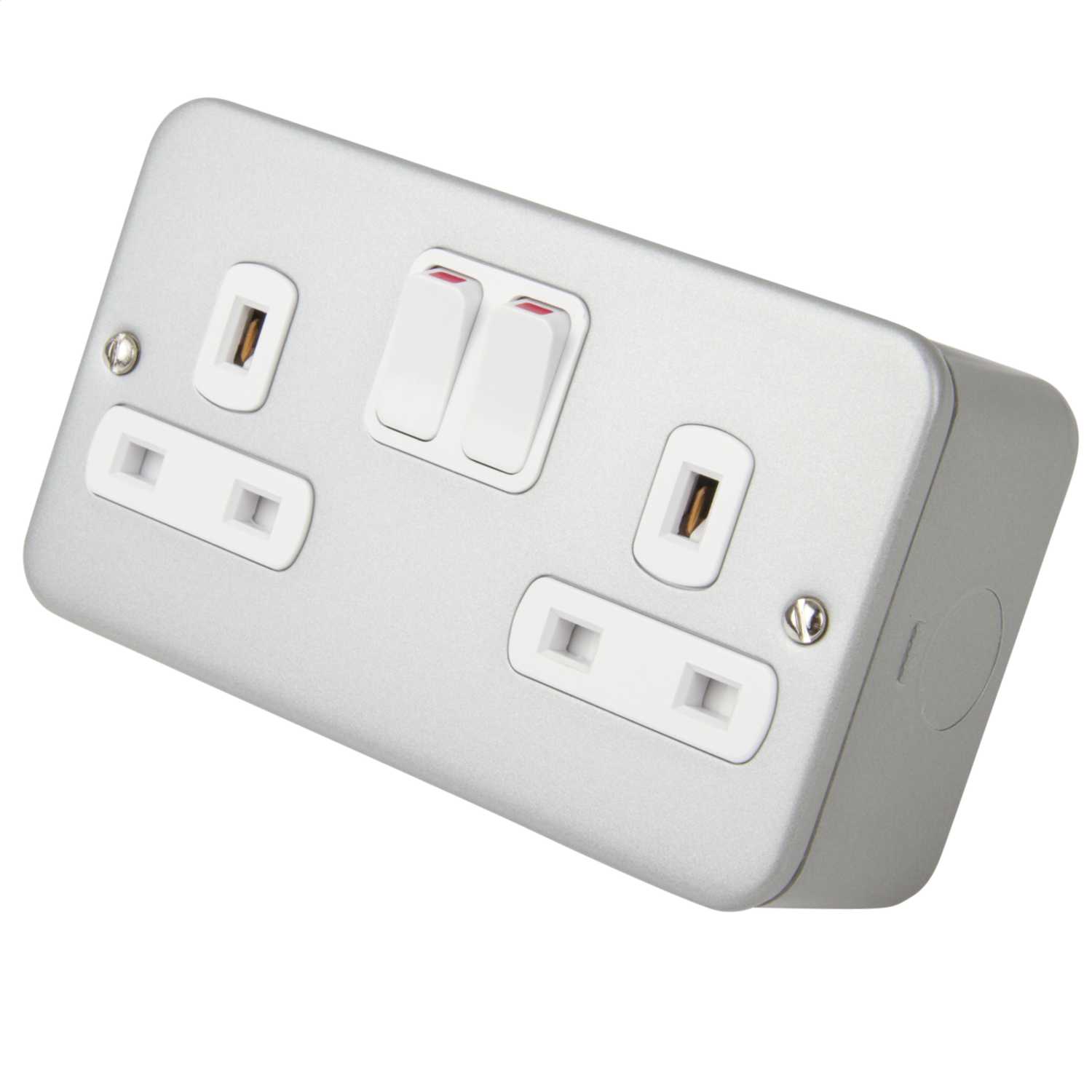 Deta 13A DP 2 Gang Socket Metal Clad (M1209DP) | CEF