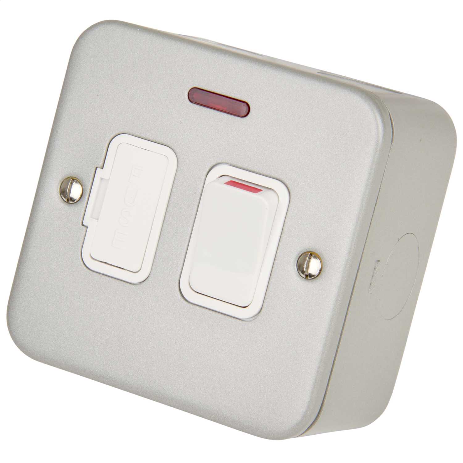 Deta 13A DP Switched Fused Spur with Neon Metal Clad (M1212) | CEF