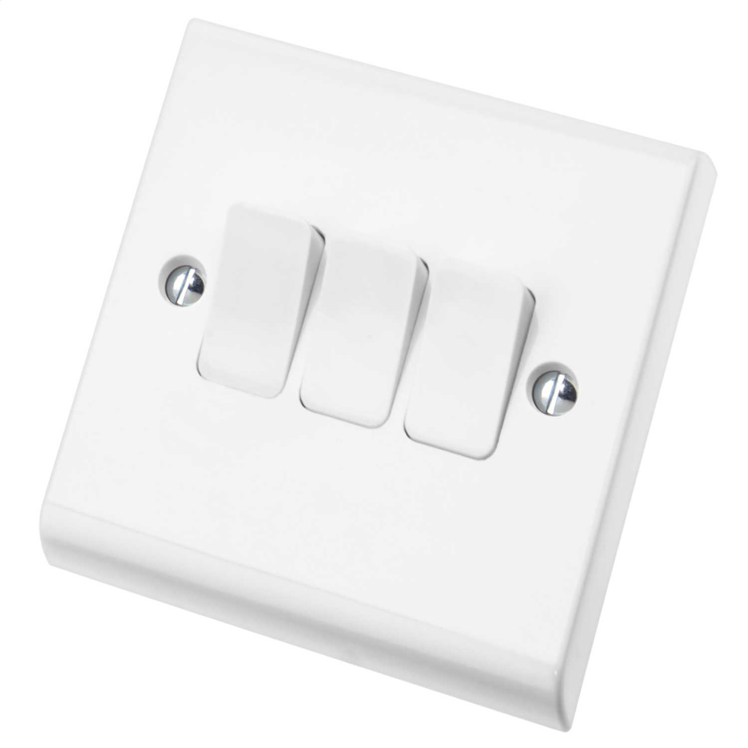 Deta 10A 3 Gang 2 Way Light Switch (S1205) | CEF