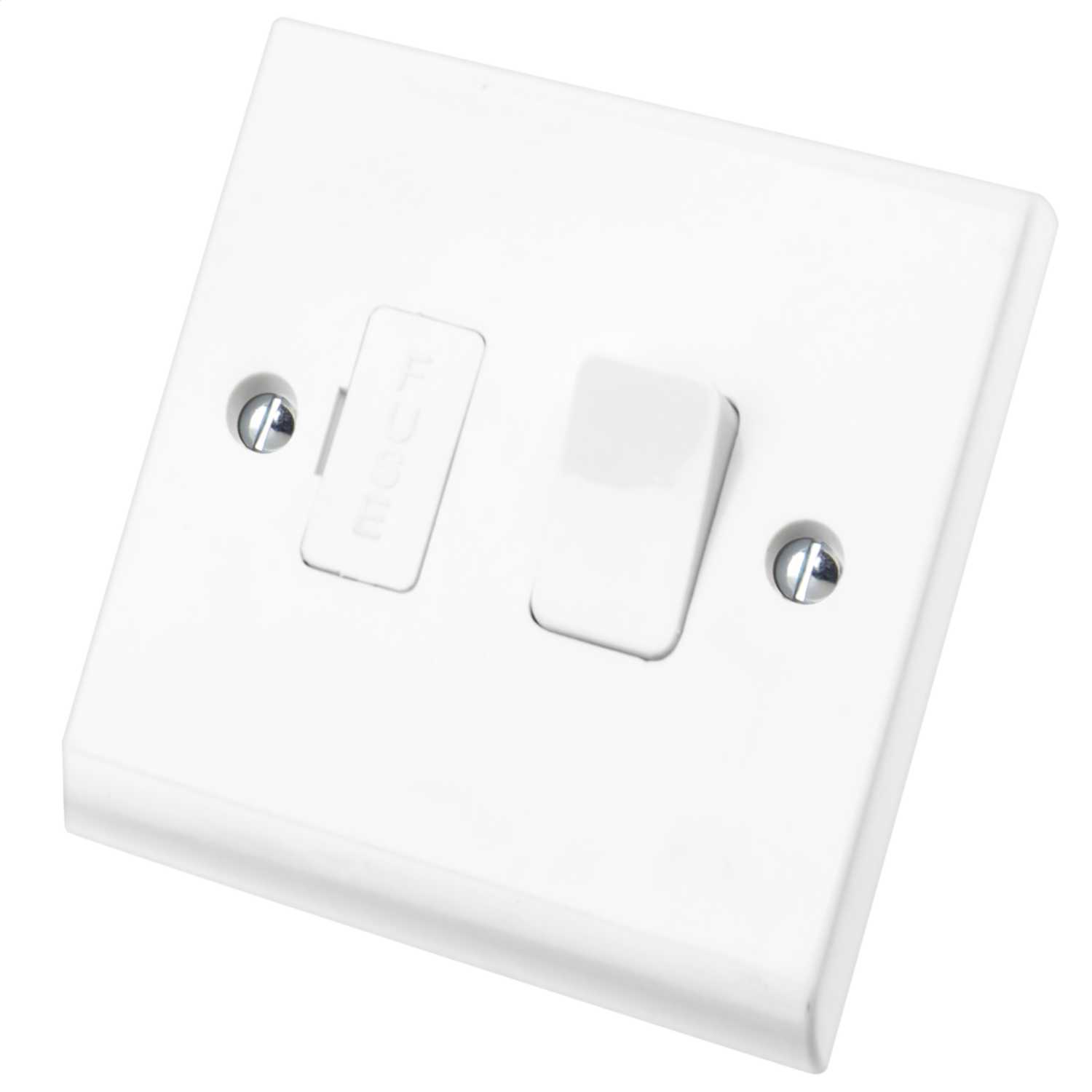 Deta 13A Switched Fused Spur White (S1370) | CEF
