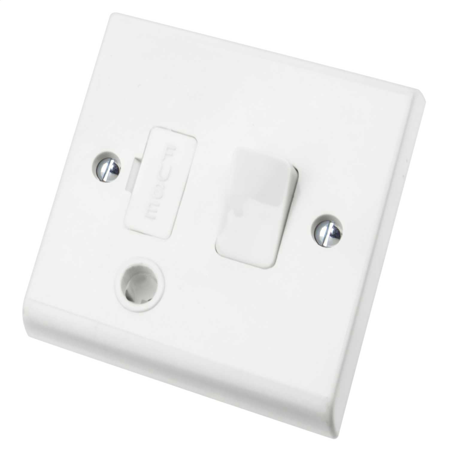 Deta 13A Switched Fused Spur with Flex Outlet White (S1372) | CEF