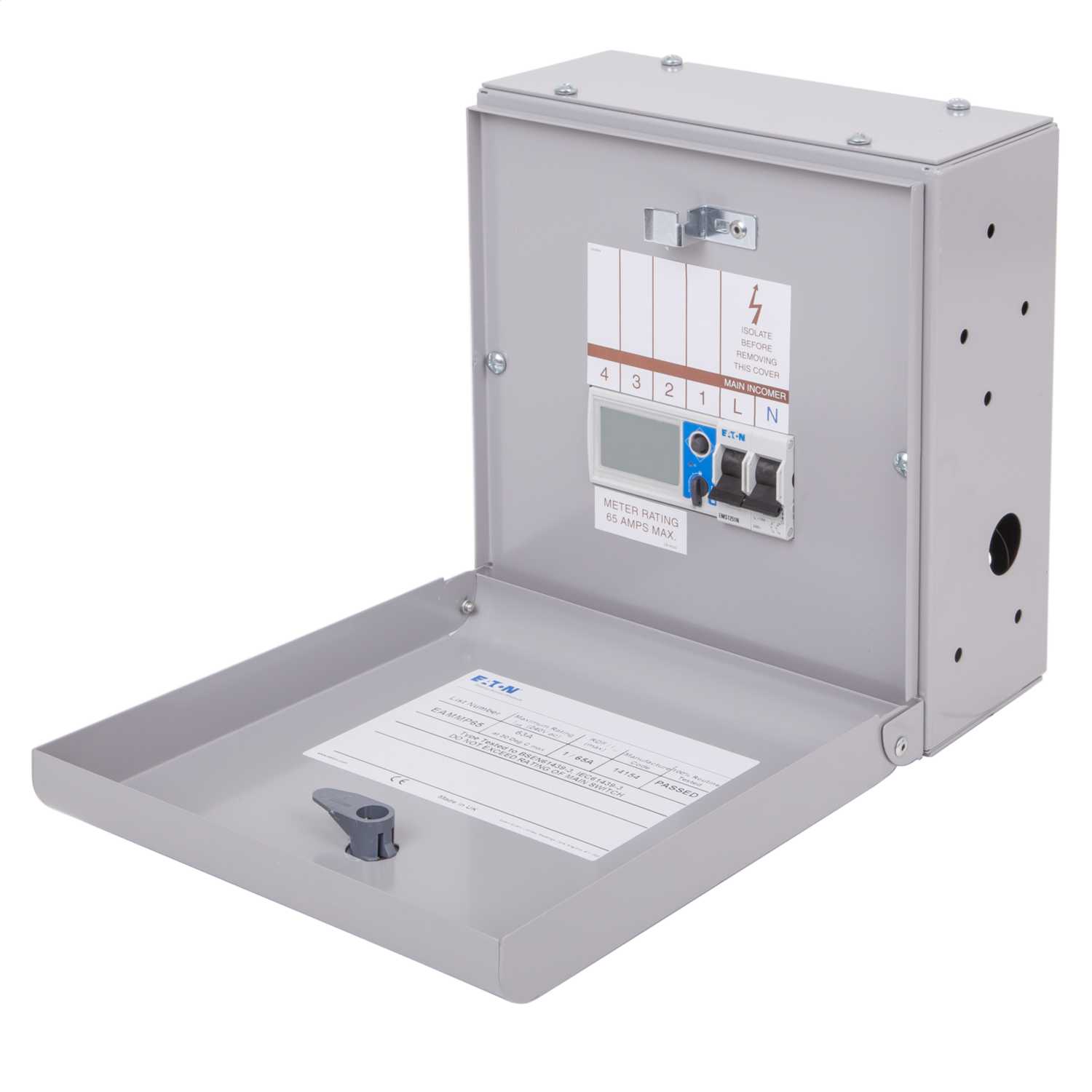 Eaton Meter Pack for Single Pole Type A Distribution Board Grey ...