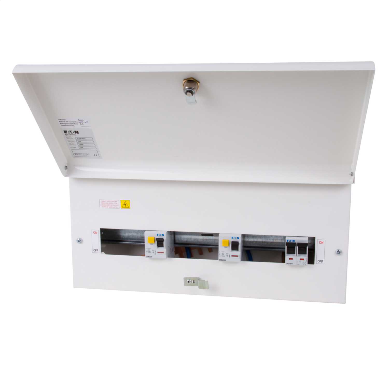 Eaton 14 Way Flexible Dual 63A RCD Metal Clad Consumer Unit ...