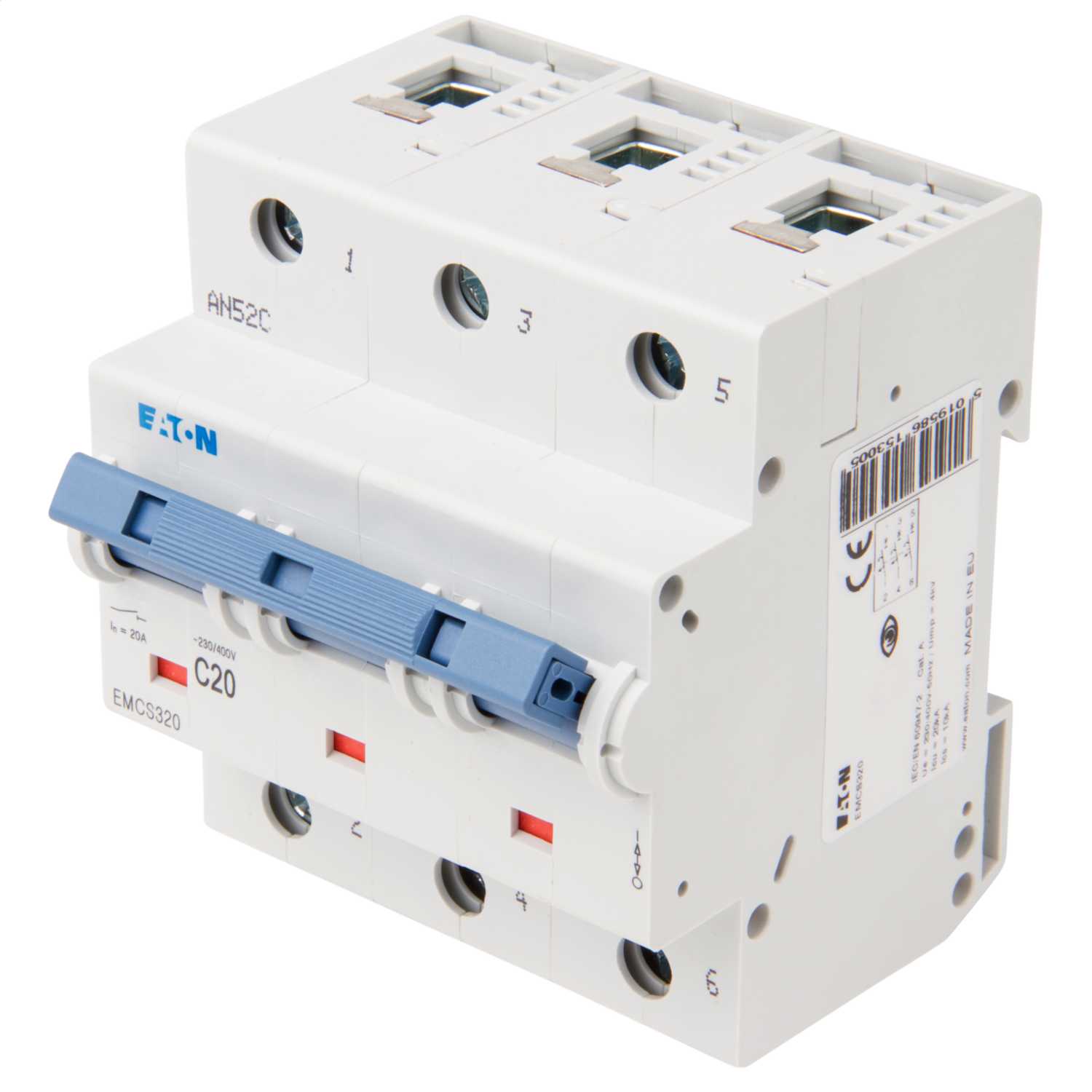 Eaton 20A Triple Pole 25kA C Curve MCB (EMCS320) | CEF