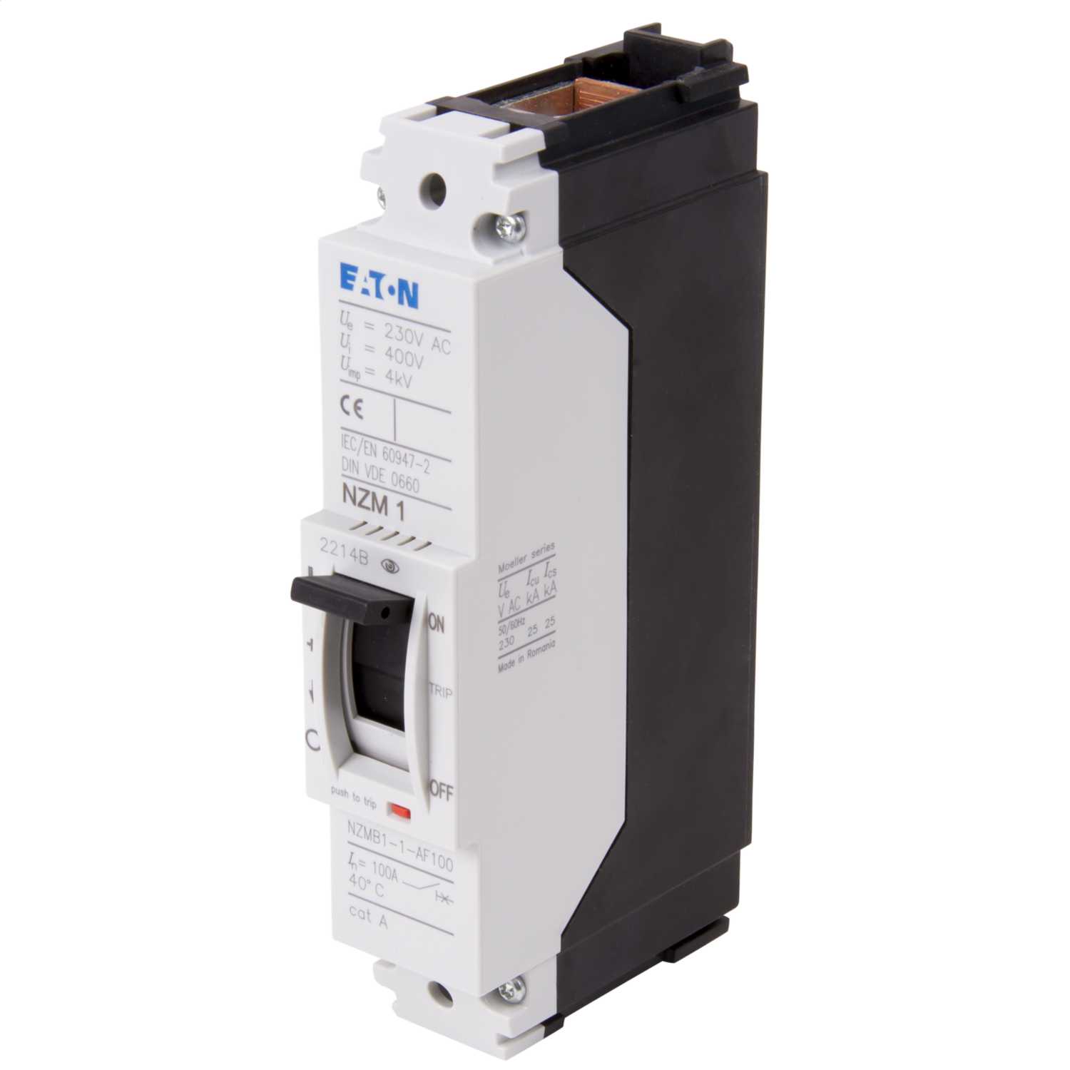 Eaton 100A Single Pole 25kA MCCB (NZMB1-1-AF100) | CEF