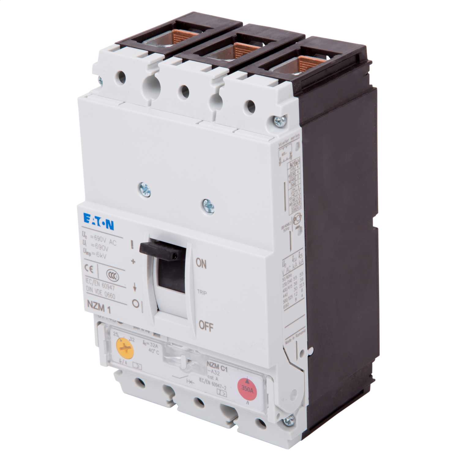 Eaton 32A Triple Pole 36kA MCCB (NZMC1-A32) | CEF