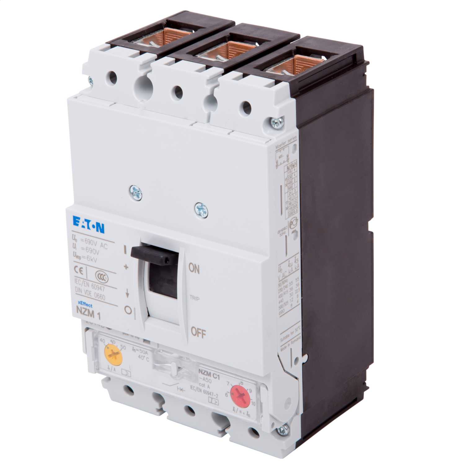 Eaton 50A Triple Pole 36kA MCCB (NZMC1-A50) | CEF