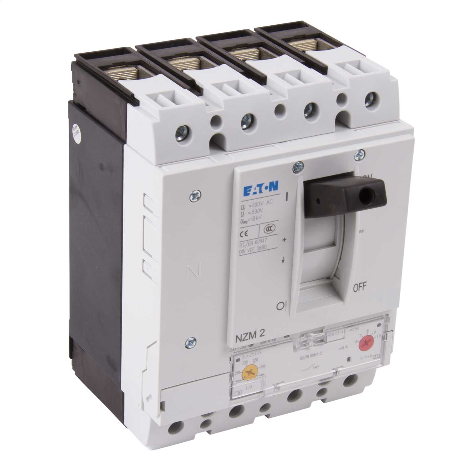 Eaton 250A 4P 36kA MCCB (NZMC2-4-A250-KCO) | CEF
