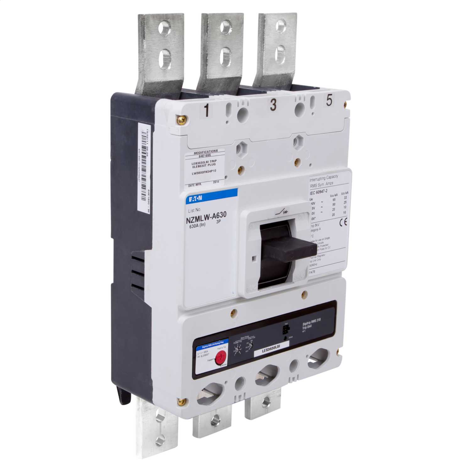 Eaton 630A TP 50kA MCCB (NZMLW-A630) | CEF