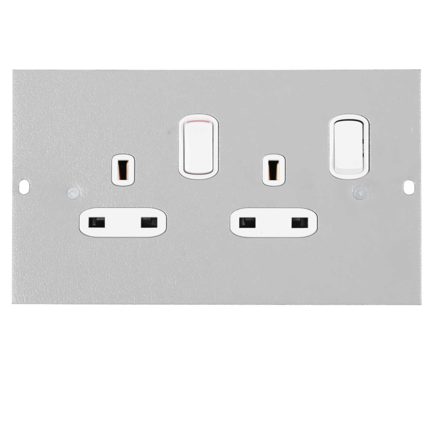 Electrak 13A 2 Gang Double Switched Socket for Floor Box (CR022) | CEF Electrak 13A 2 Gang Double Switched Socket for Floor Box (CR022) | CEF