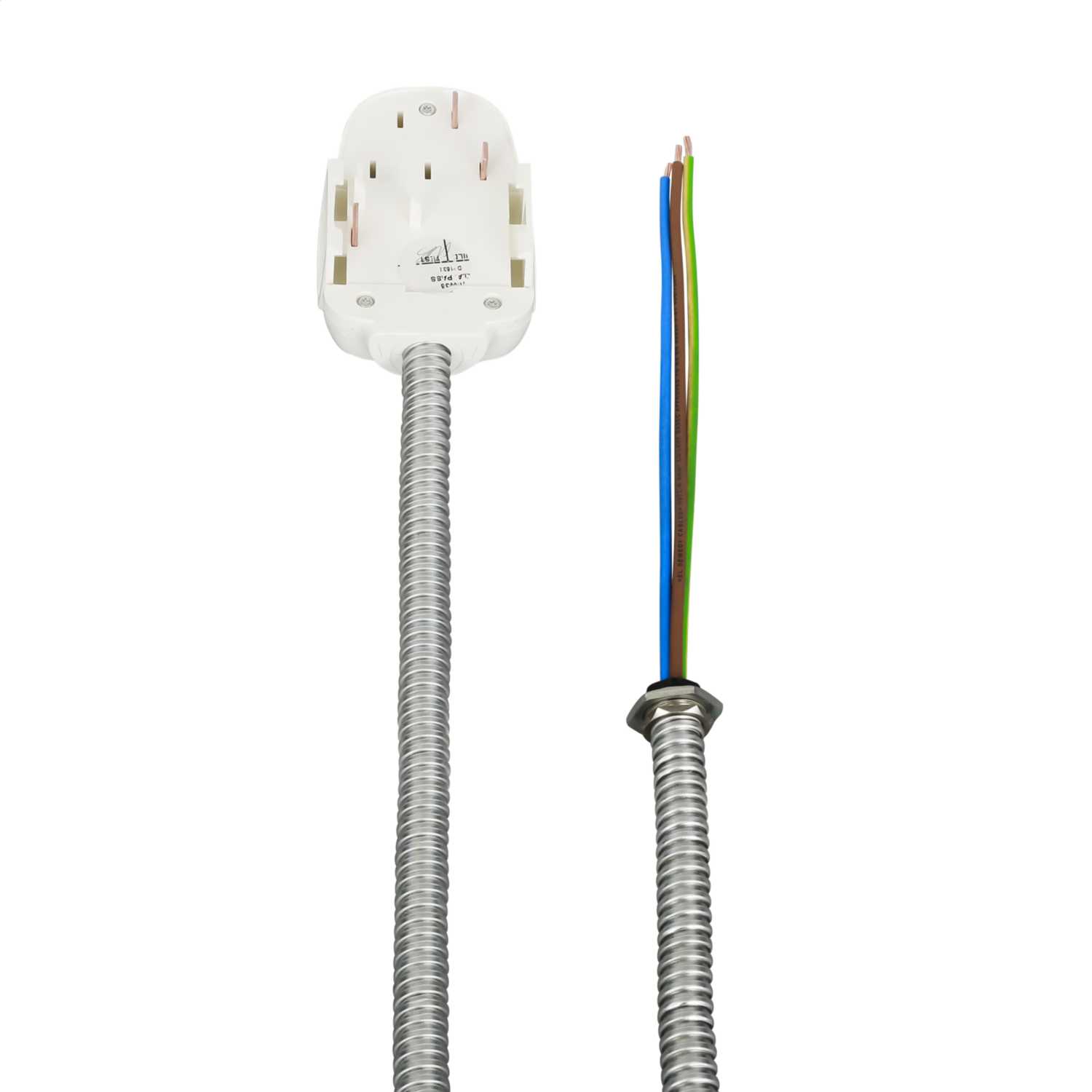 Electrak 13A 2P+E 5m Fused Tap Off Unit White (DP1527) | CEF