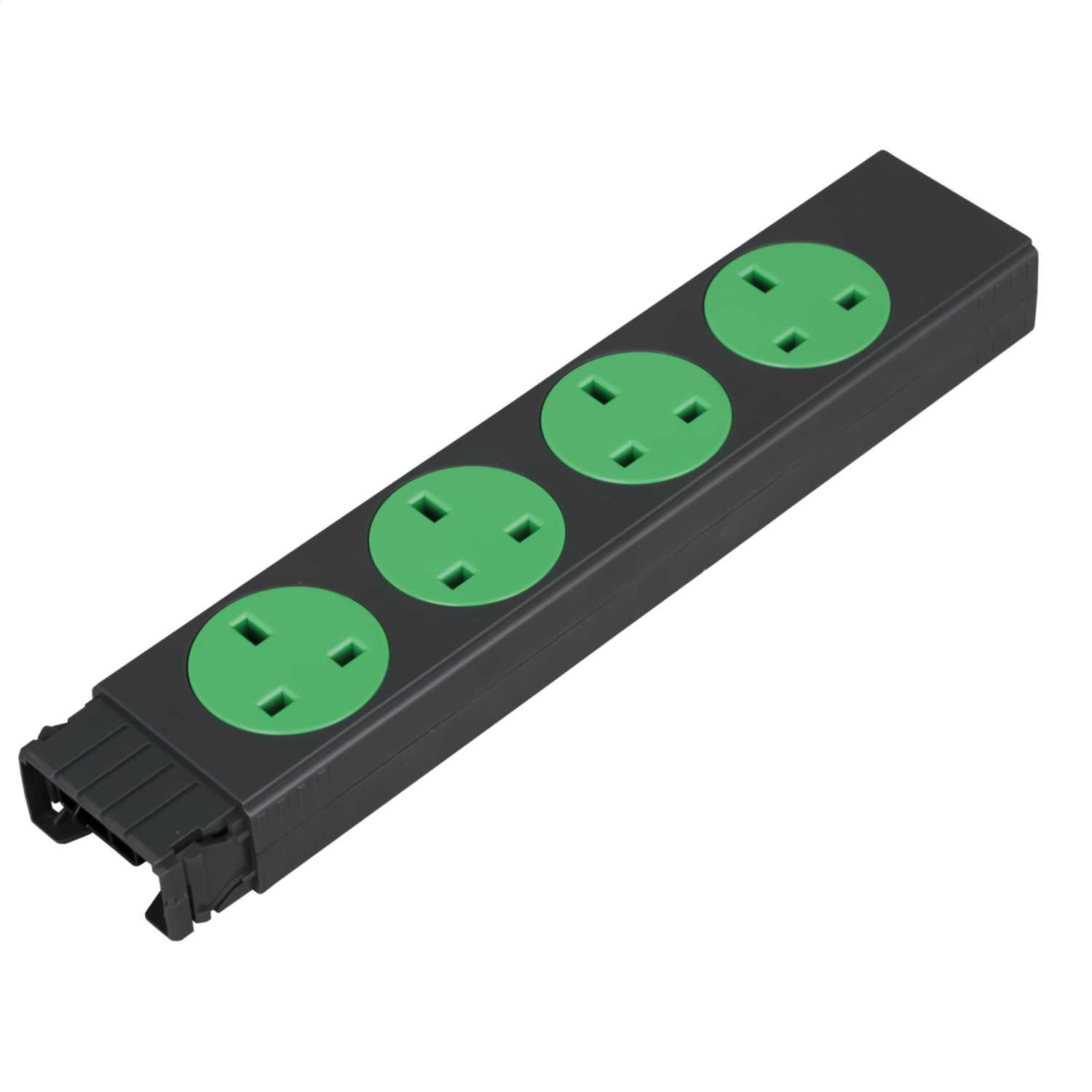 Electrak 4 Gang Fixed Socket Module Clean Earth (IAC504F) | CEF