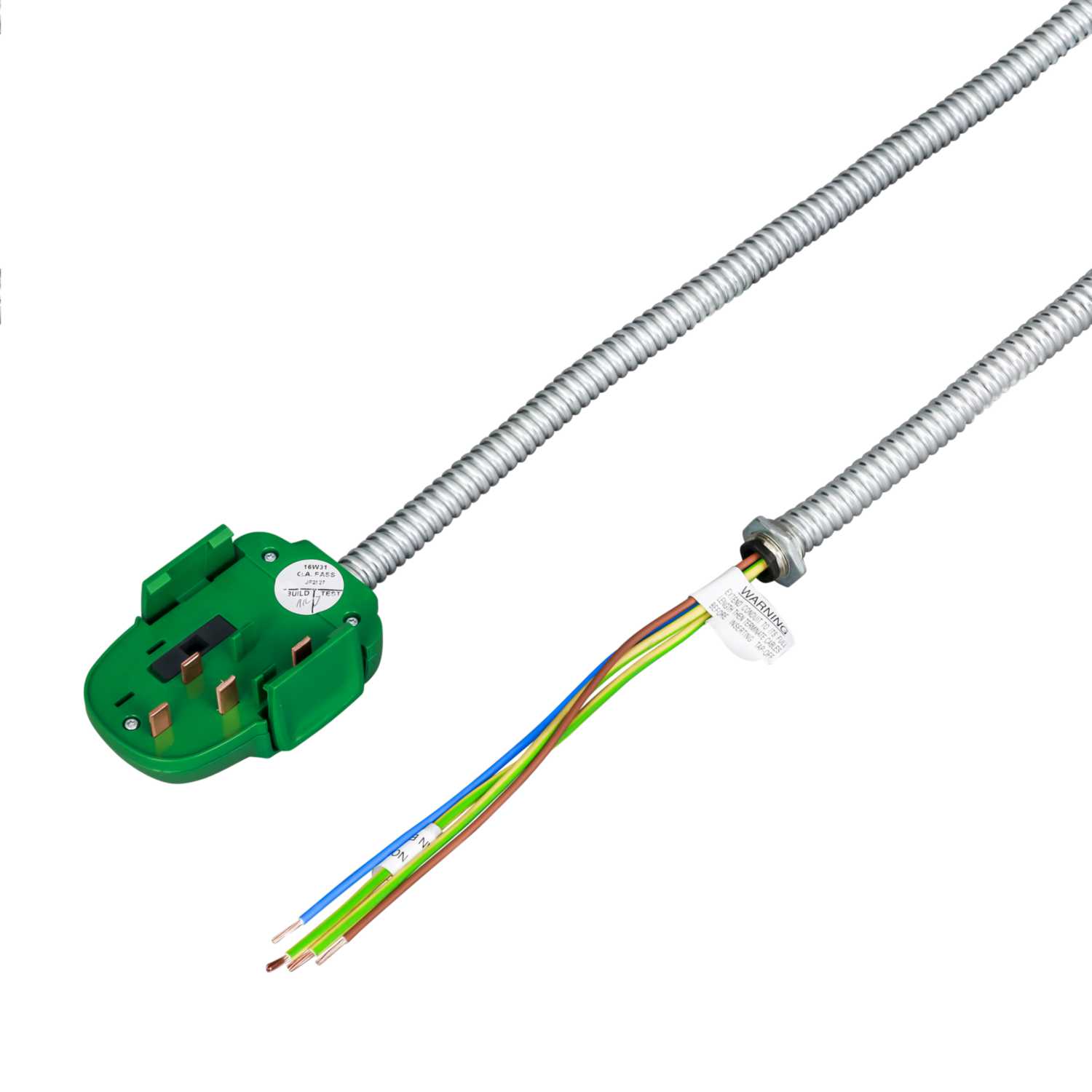 Electrak 5m 32A Unfused Green TO 2P+E+CE - E25 UAE (JP2532R) | CEF