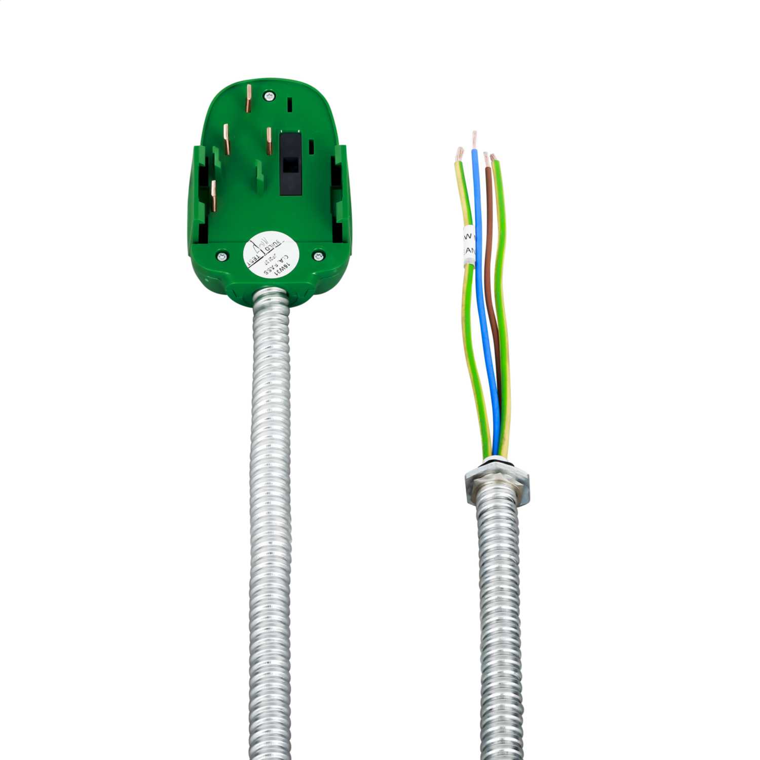 Electrak 13A 2P+E+CE 5m Fused Tap Off Unit Green (JP2527) | CEF