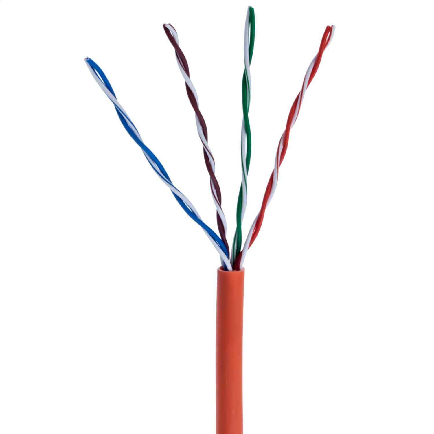 Emitex CAT5E Unshielded Twisted Pair UTP LSOH Cable Orange (Box of 305m ...