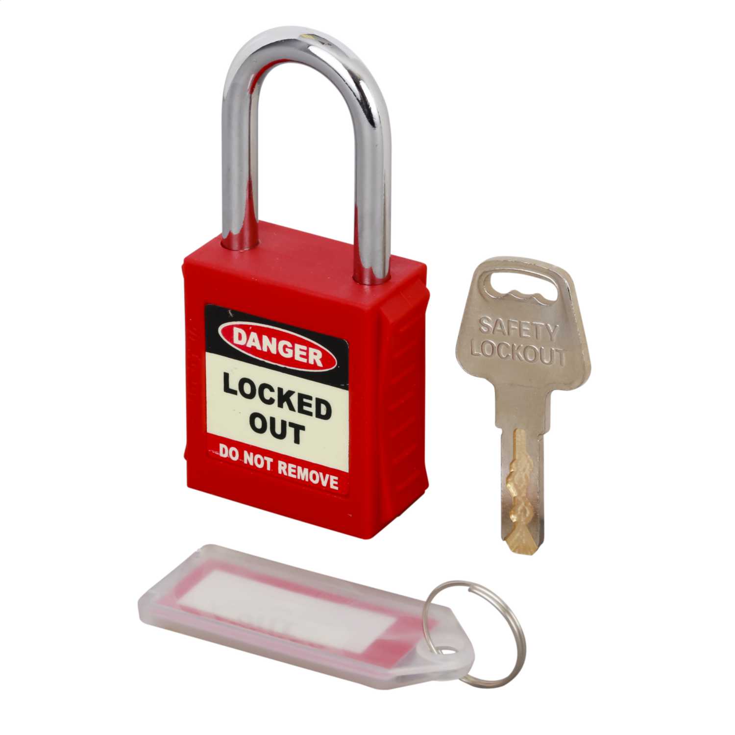 Engex Red LOTO Safety Padlock (Blister Packed) (GX-PLR) | CEF