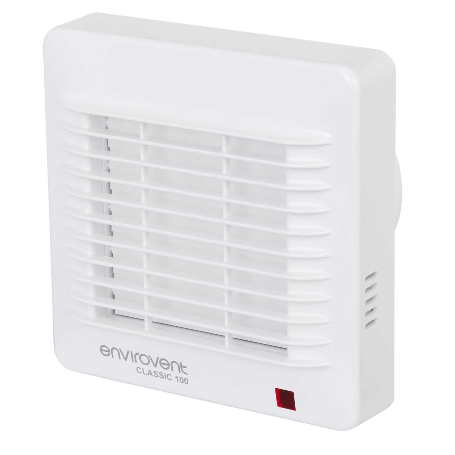 Envirovent 100mm 4" Classic Auto Shutter Fan with Humidistat and Timer ...