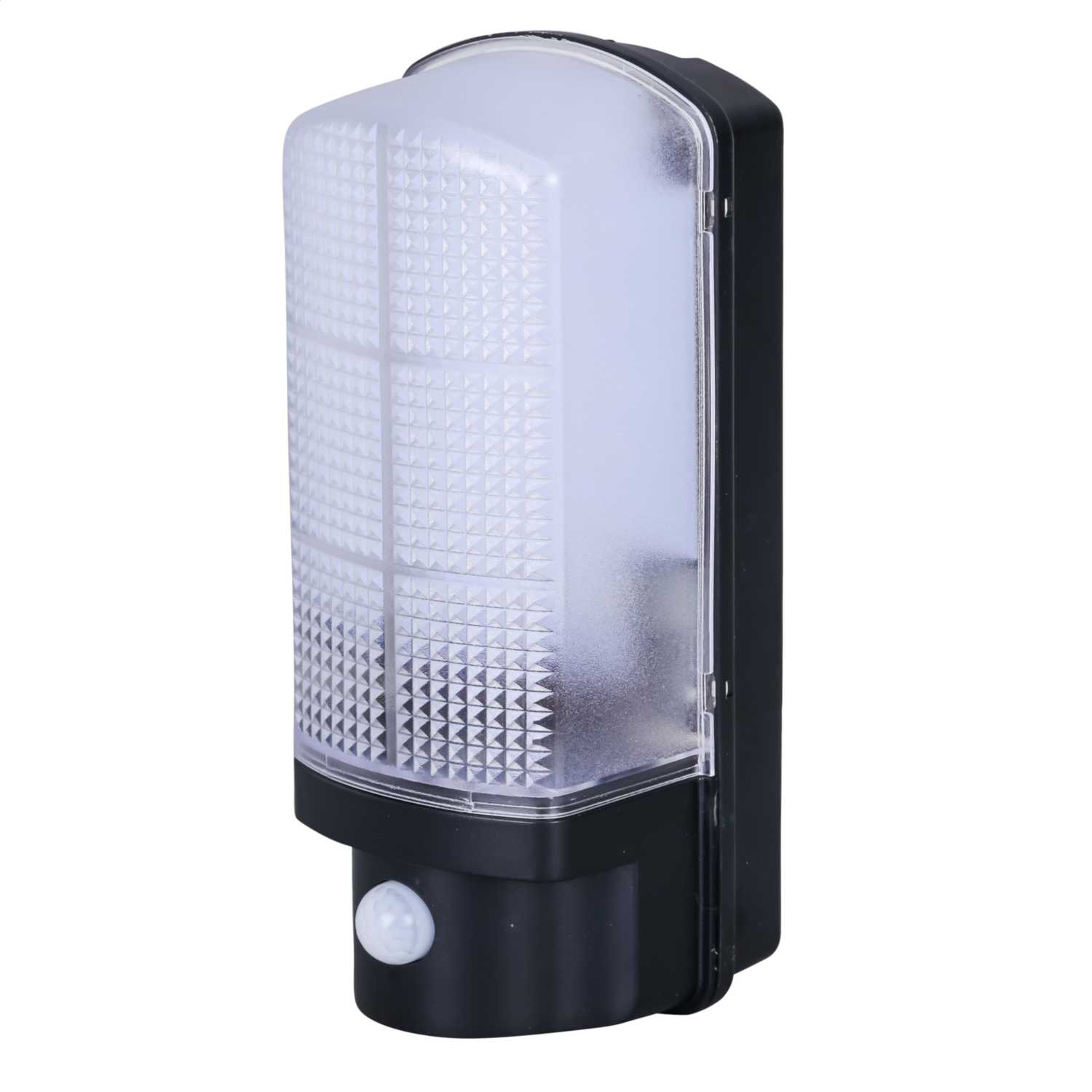 Eterna 7W LED Bulkhead with PIR Black (BLEDPIRBK) | CEF