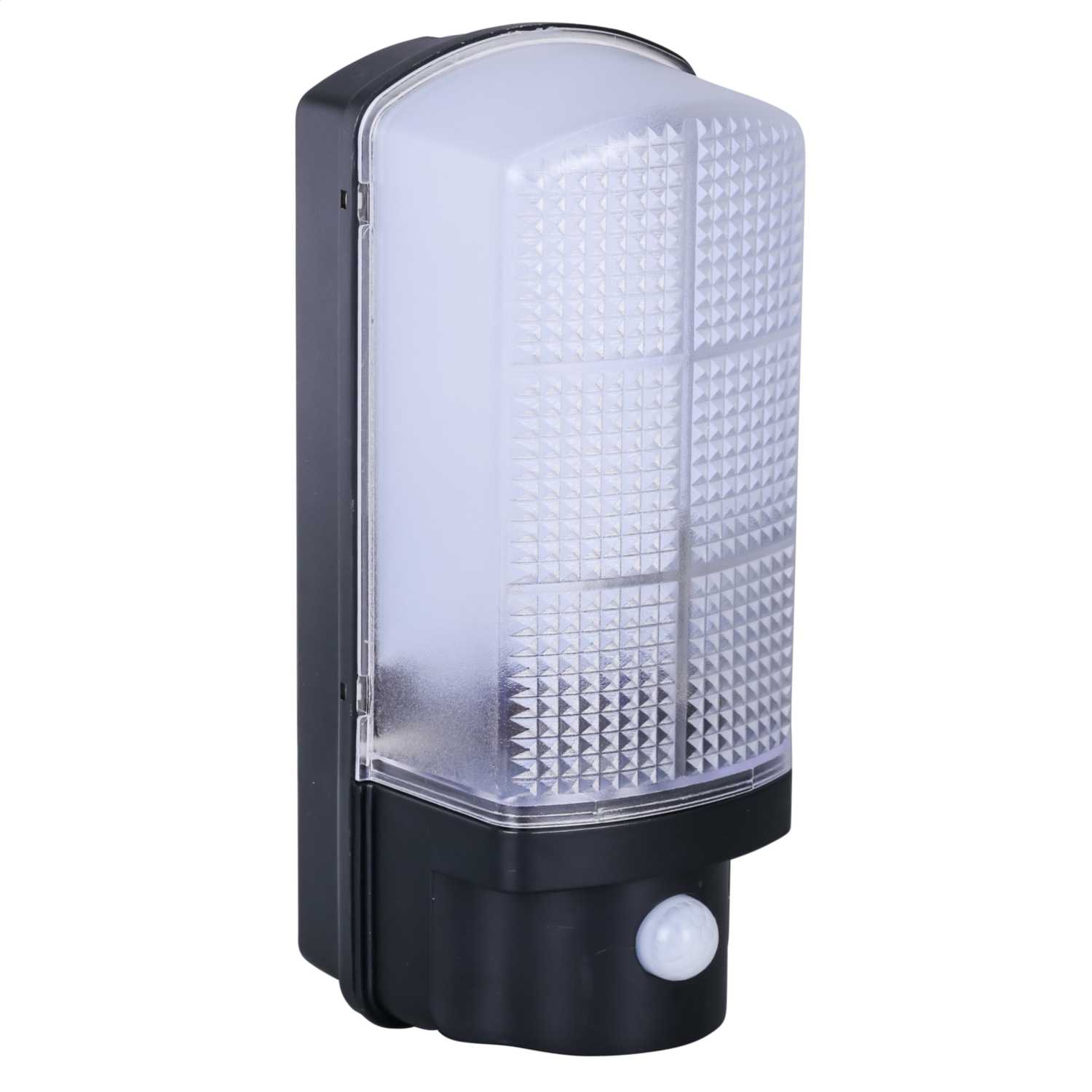 Eterna 7W LED Bulkhead with PIR Black (BLEDPIRBK) | CEF